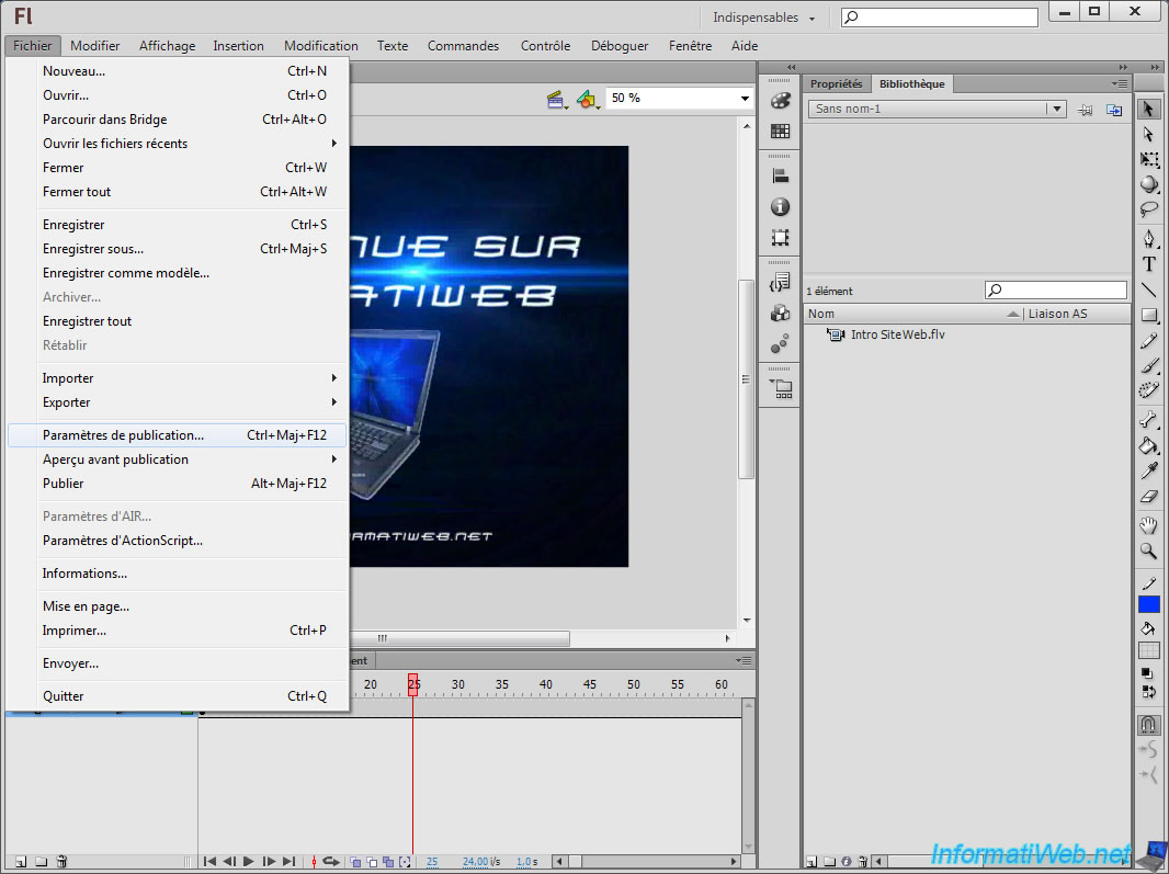 Export A Big Adobe After Effect Animation In Swf Via Adobe Flash Others Tutorials Informatiweb